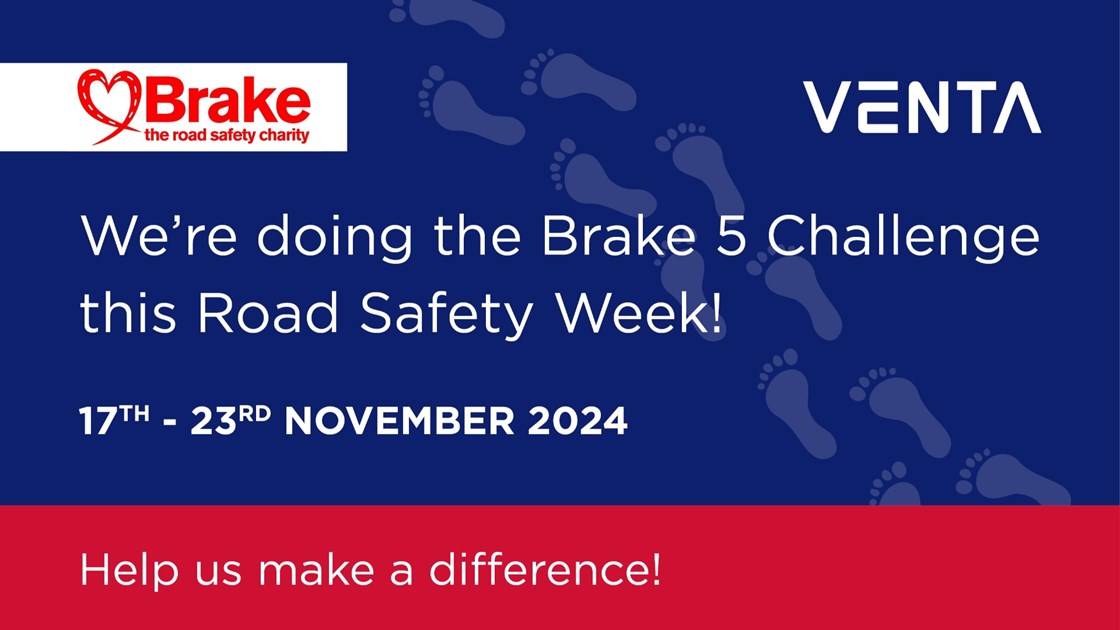 Venta Global is fundraising for Brake, the road safety charity