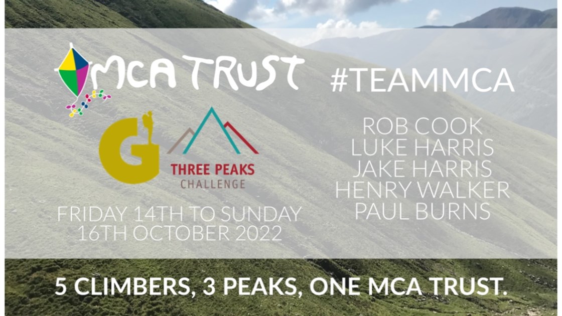 Team MCA Three Peaks Challenge - 2022 - JustGiving