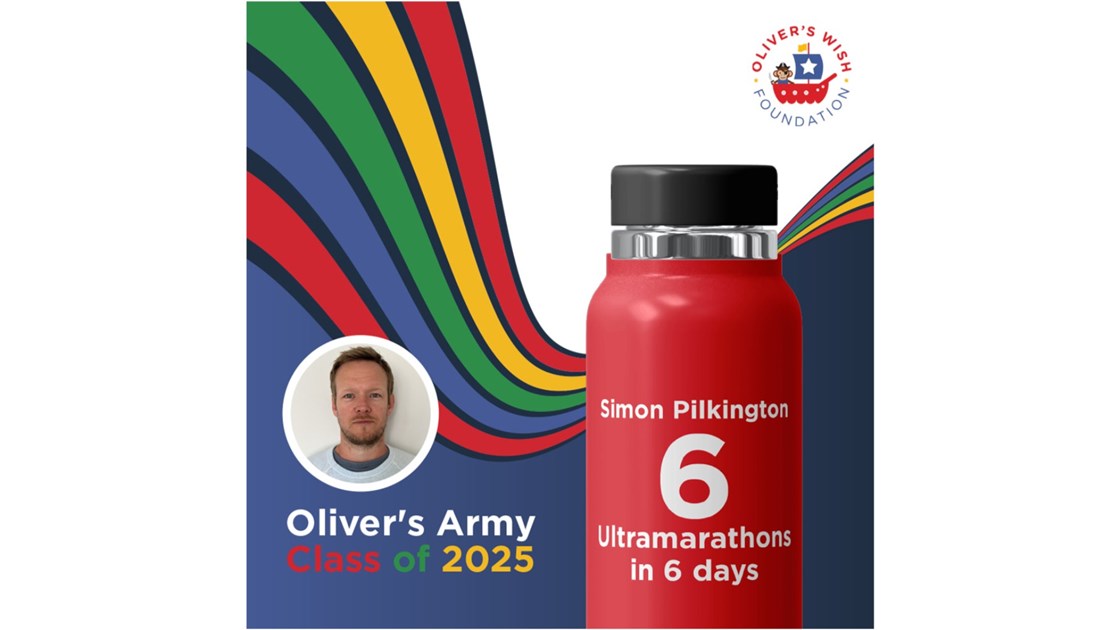 Simon Pilkington is fundraising for Oliver's Wish Foundation - Prism ...