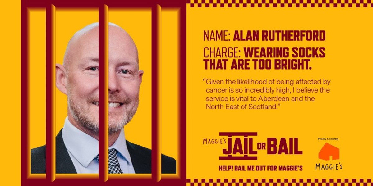 Alan Rutherford is fundraising for Maggie's Centres