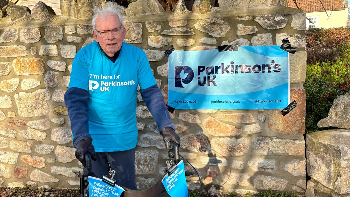 David Treasure is fundraising for Parkinson’s UK