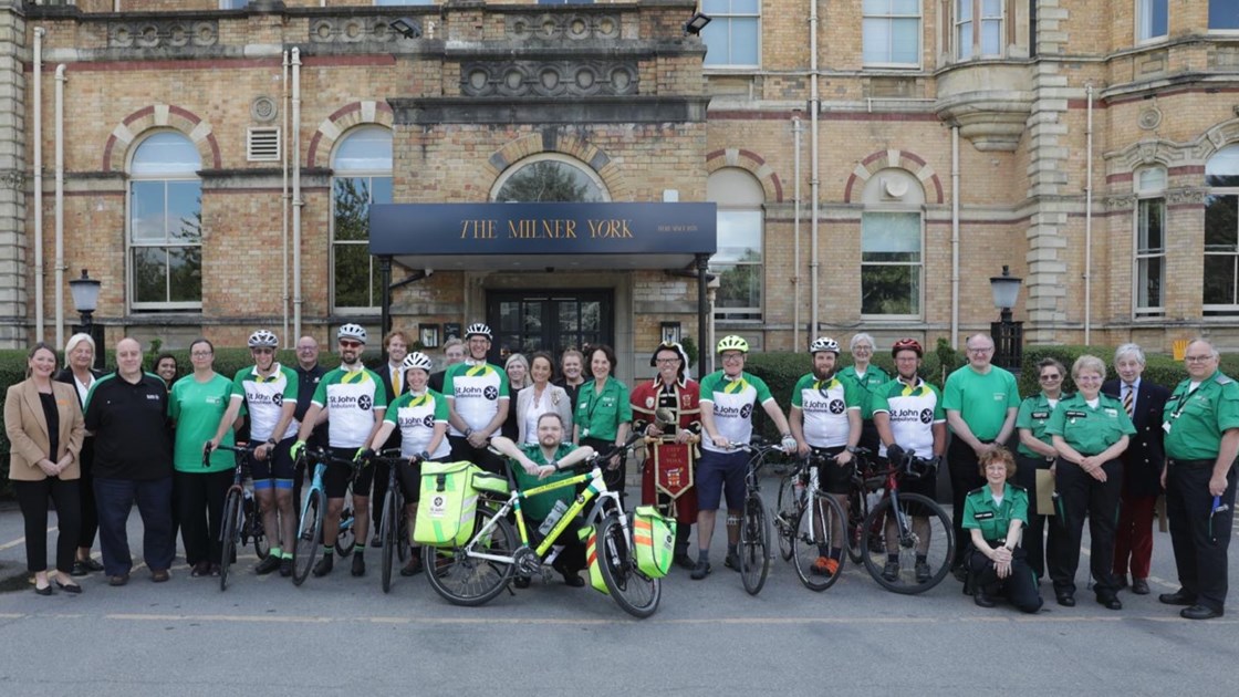 Darin Gray is fundraising for St John Ambulance