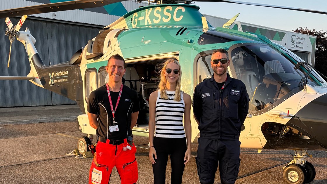 Anna Morgan is fundraising for Air Ambulance Charity Kent Surrey Sussex