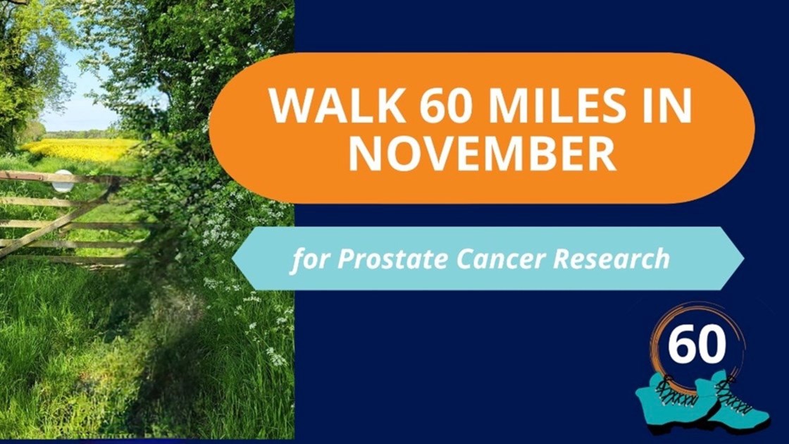 Carl Walker is fundraising for Prostate Cancer Research
