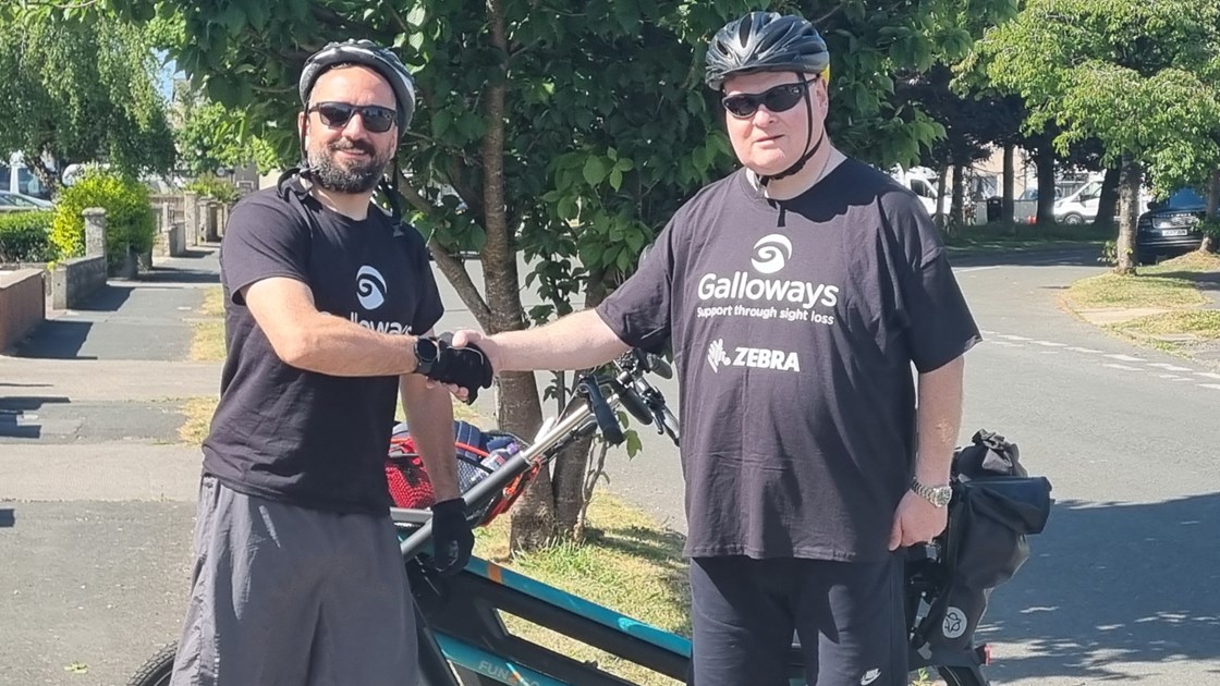Joseph Gardiner is fundraising for Galloway's Society for the Blind