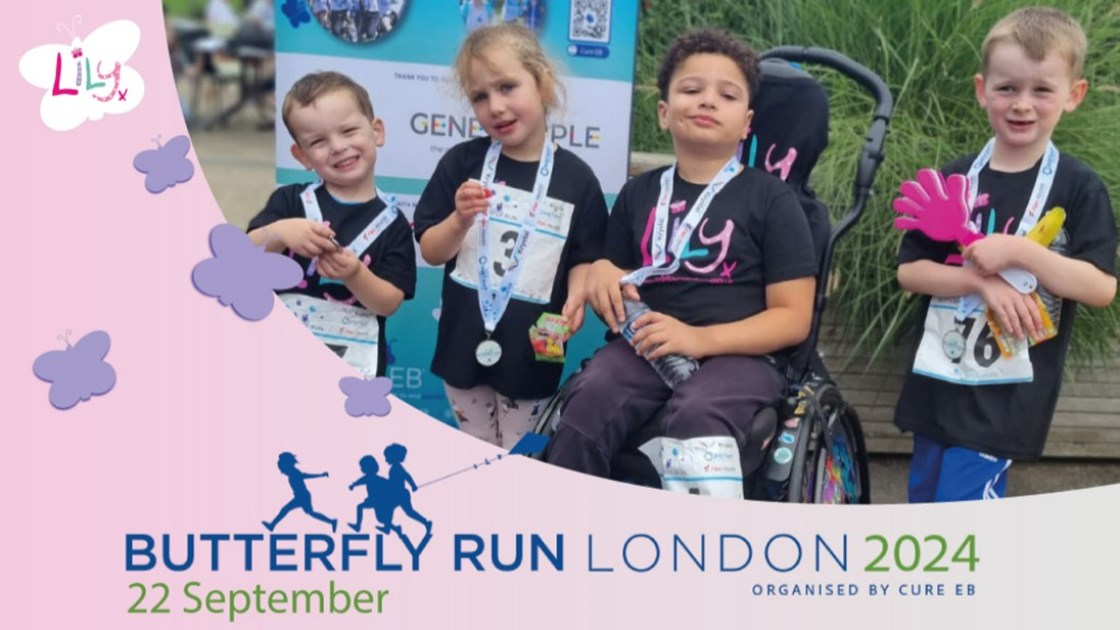Cure EB Butterfly Run 2024 - JustGiving