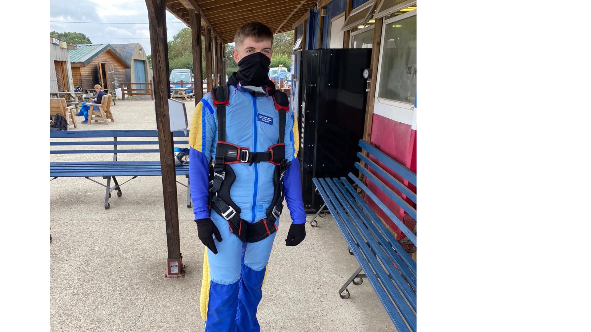 Hannah, Joe A, Danny and Joe C Sky Dive for Josh