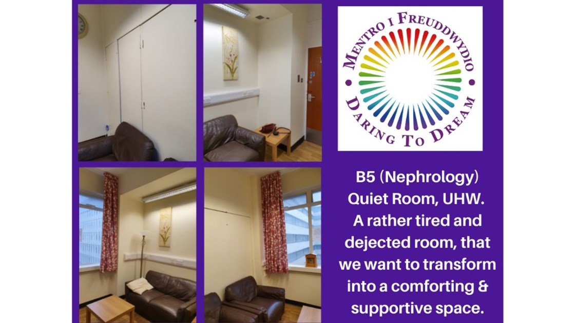 Ward B5 (Nephrology) Quiet Room at University Hospital of Wales ...