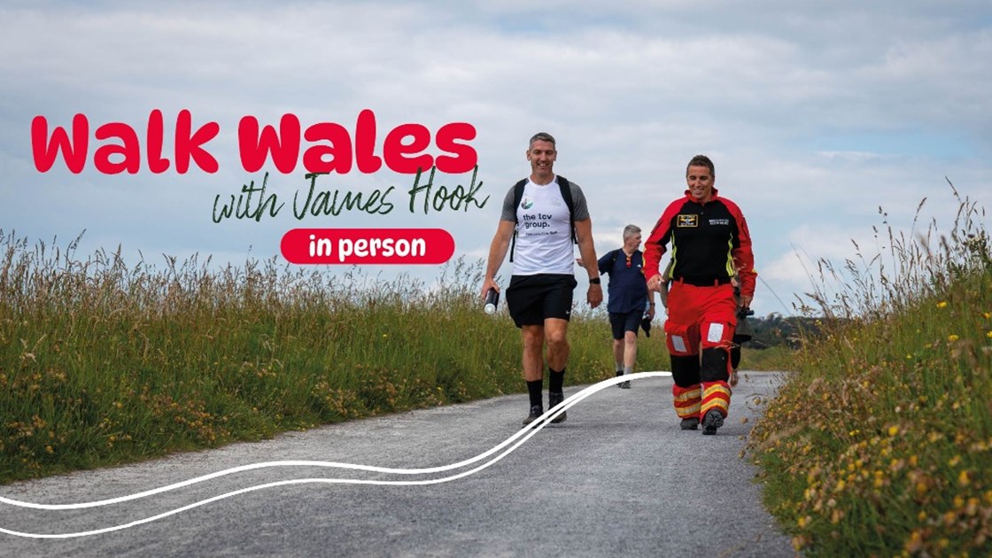 Walk Wales with James Hook in-person challenge - JustGiving