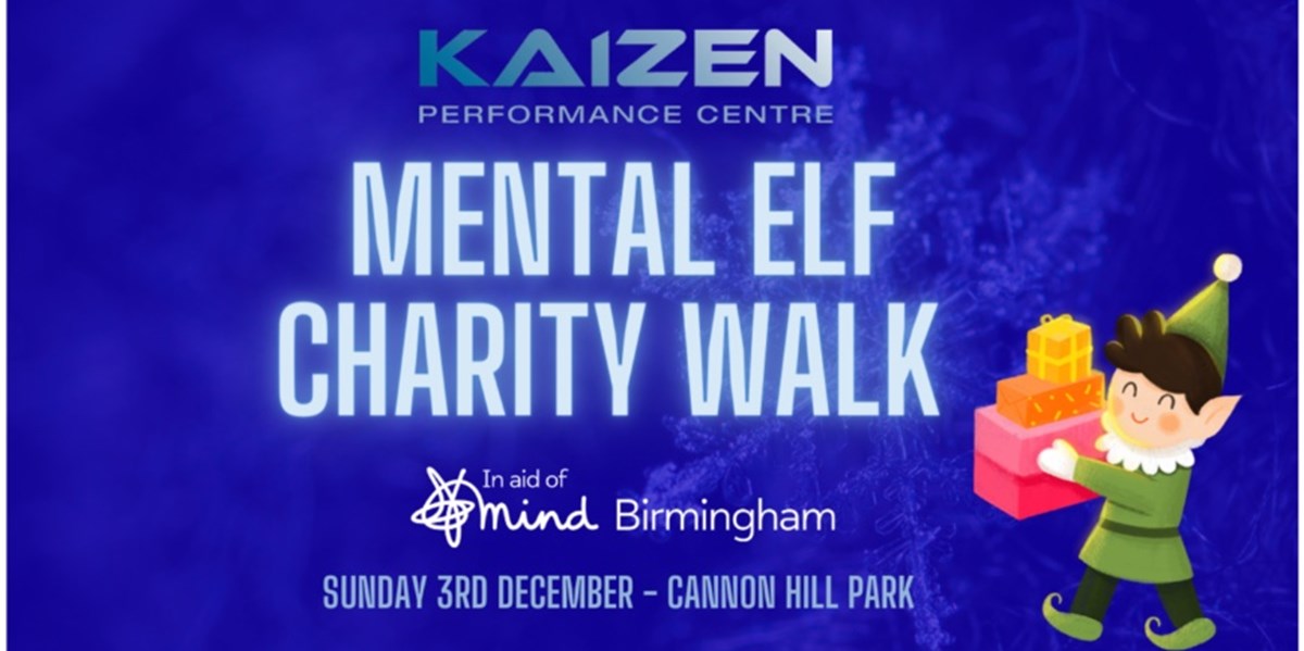 Kaizen Centre is fundraising for Birmingham Mind