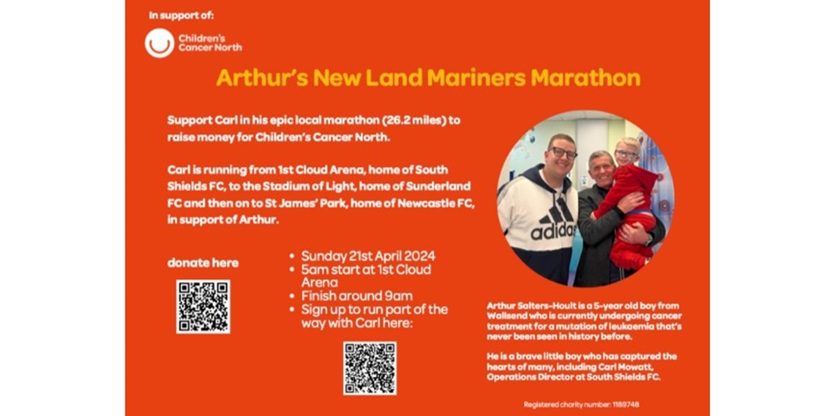 Carl Mowatt is fundraising for Children's Cancer North