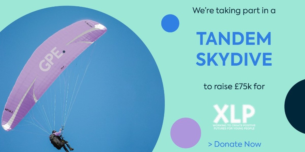Tandem Skydive is fundraising for XLP