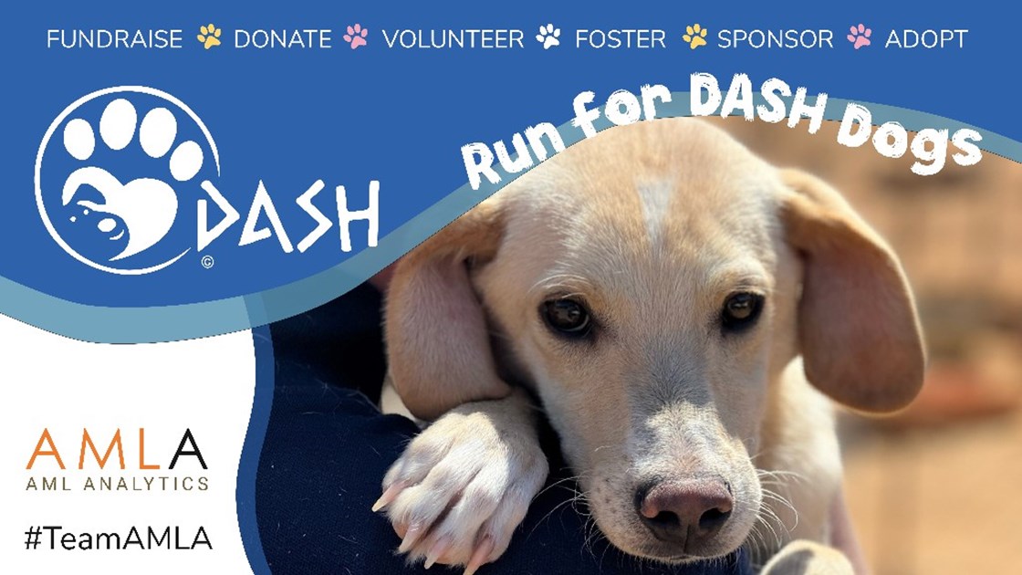 #TeamAMLA Run for DASH Dogs Campaign - JustGiving