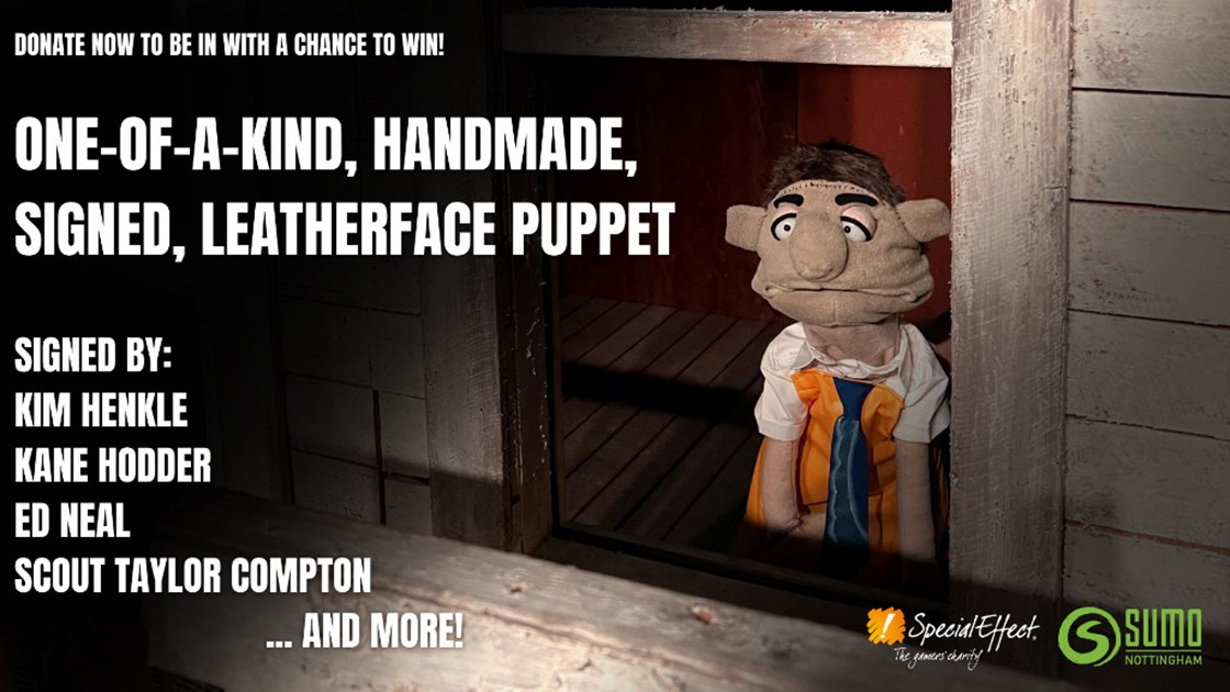 SpecialEffect x Sumo Nottingham - one of a kind SIGNED Texas Chain Saw ...