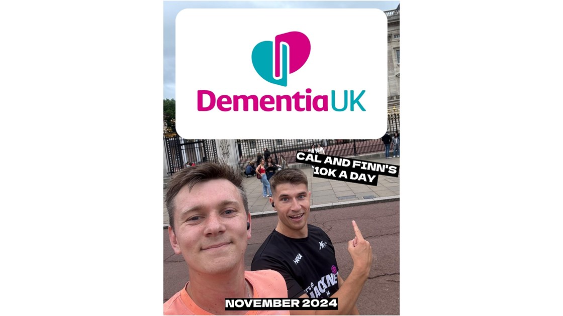 Finn Barker is fundraising for Dementia UK