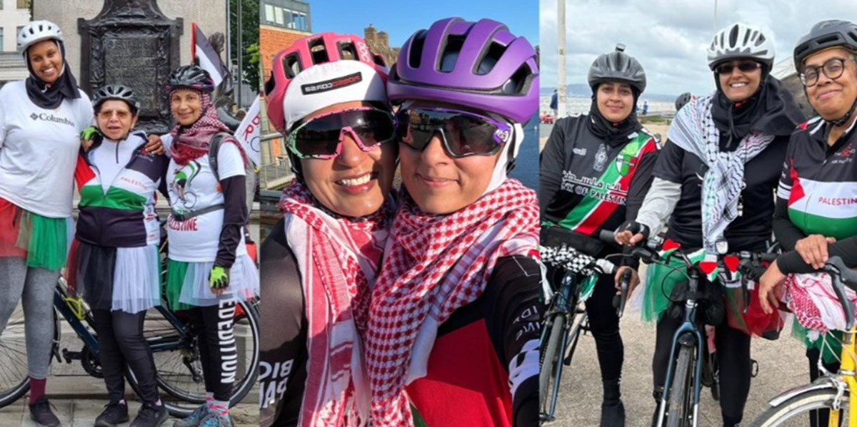 Cycle Sisters is fundraising for Medical Aid for Palestinians