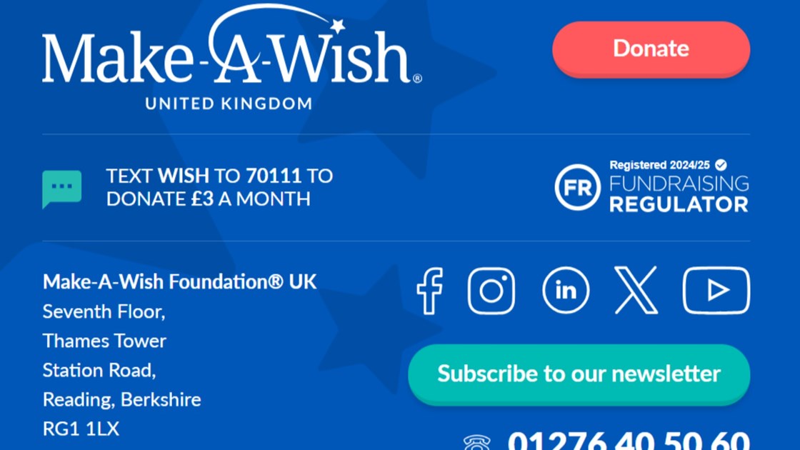 Dan Hart is fundraising for Make-A-Wish Foundation UK