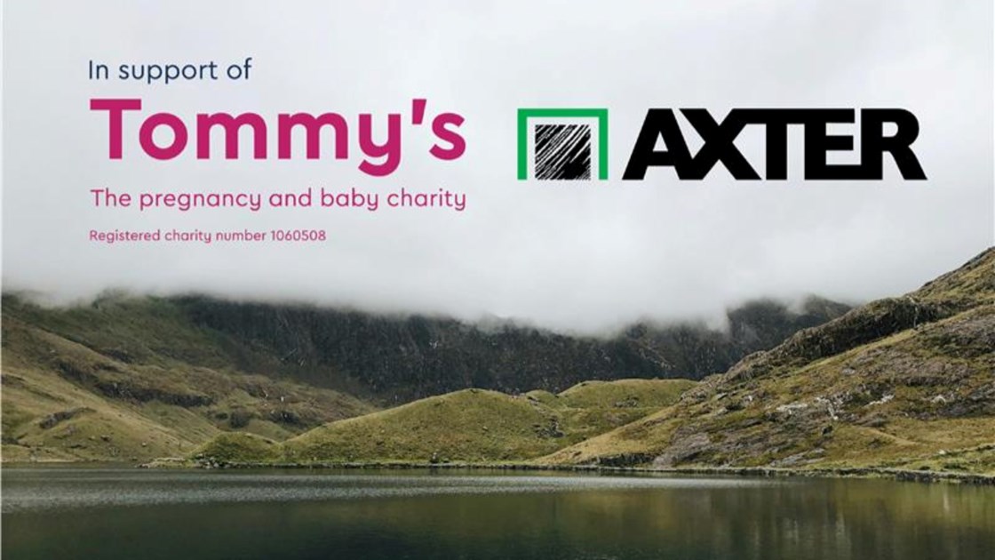 Axter Ltd is fundraising for Tommy’s, the pregnancy and baby charity