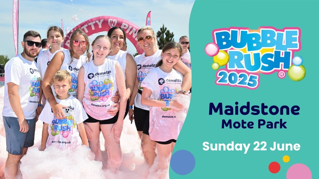 Bubble Rush Maidstone 2025 - JustGiving