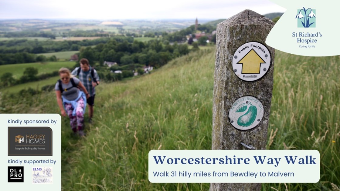 St Richard's Hospice Worcestershire Way Walk 2025 - JustGiving