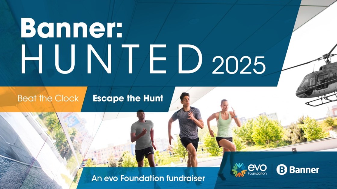 Banner HUNTED 2025 - JustGiving