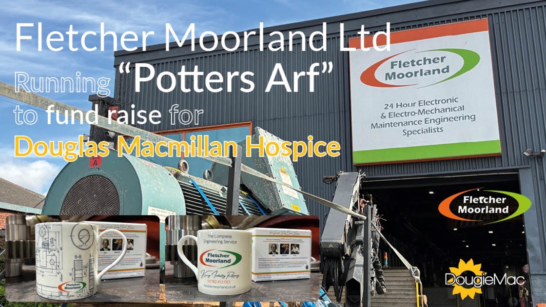 Fletcher Moorland is fundraising for Douglas Macmillan Hospice