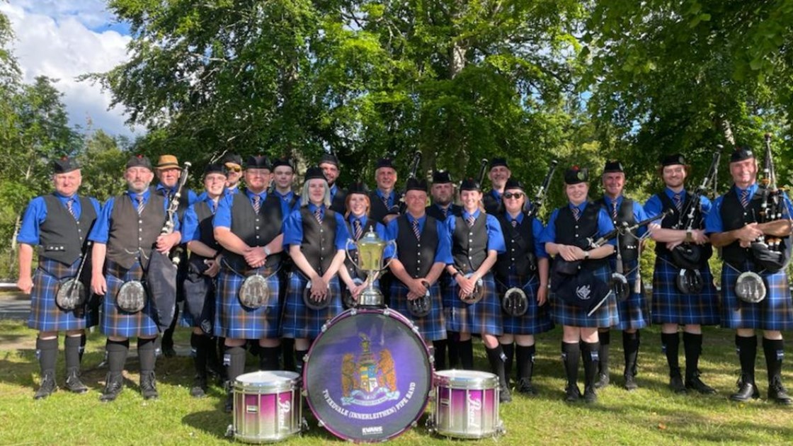 Bruce Hamilton is fundraising for Innerleithen Pipe Band
