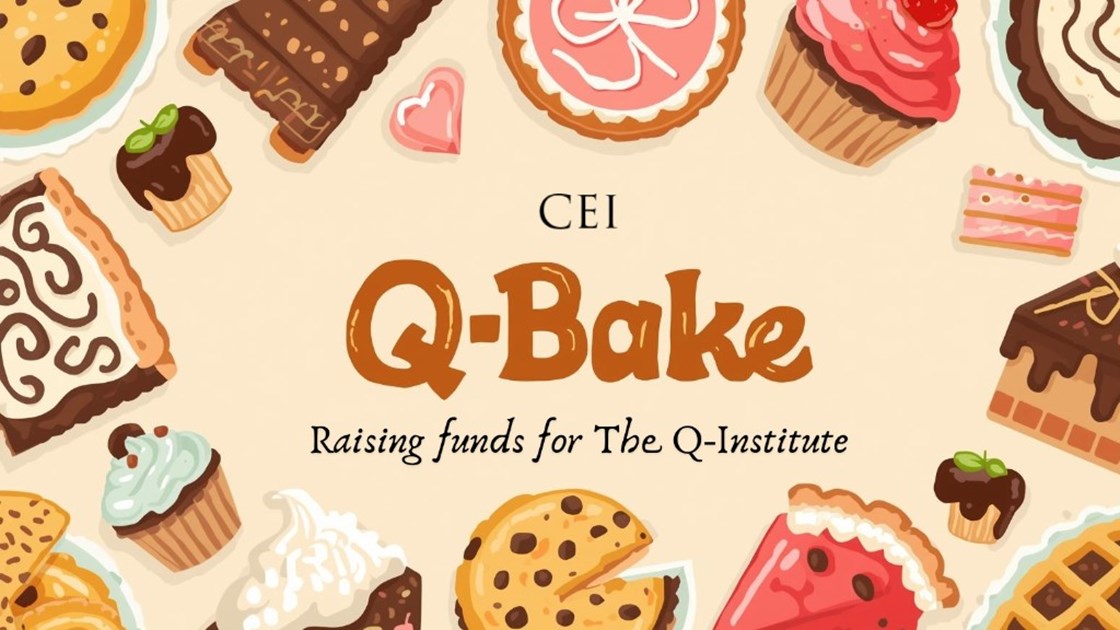 Q-Bake is fundraising for CEI