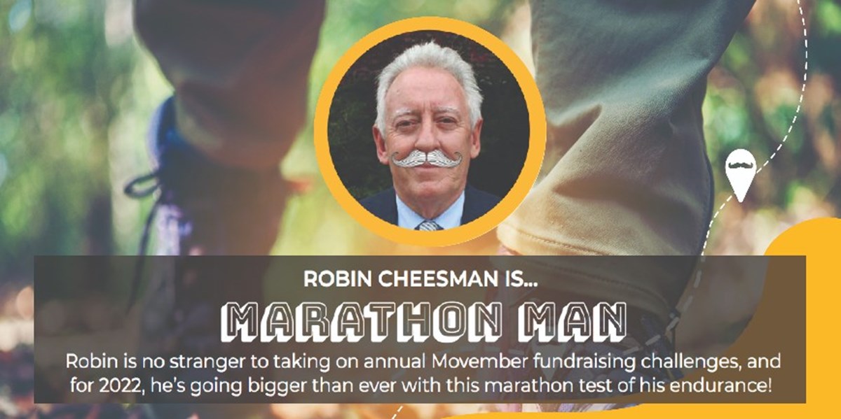 Robin Cheesman is fundraising for Movember