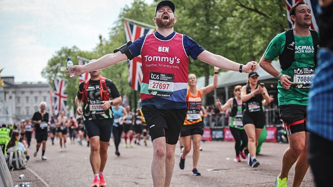 Ben Philcox is fundraising for Tommy’s, the pregnancy and baby charity