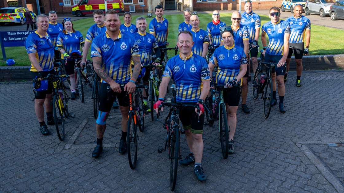 Northants Police Unity Tour is fundraising for Care of Police Survivors