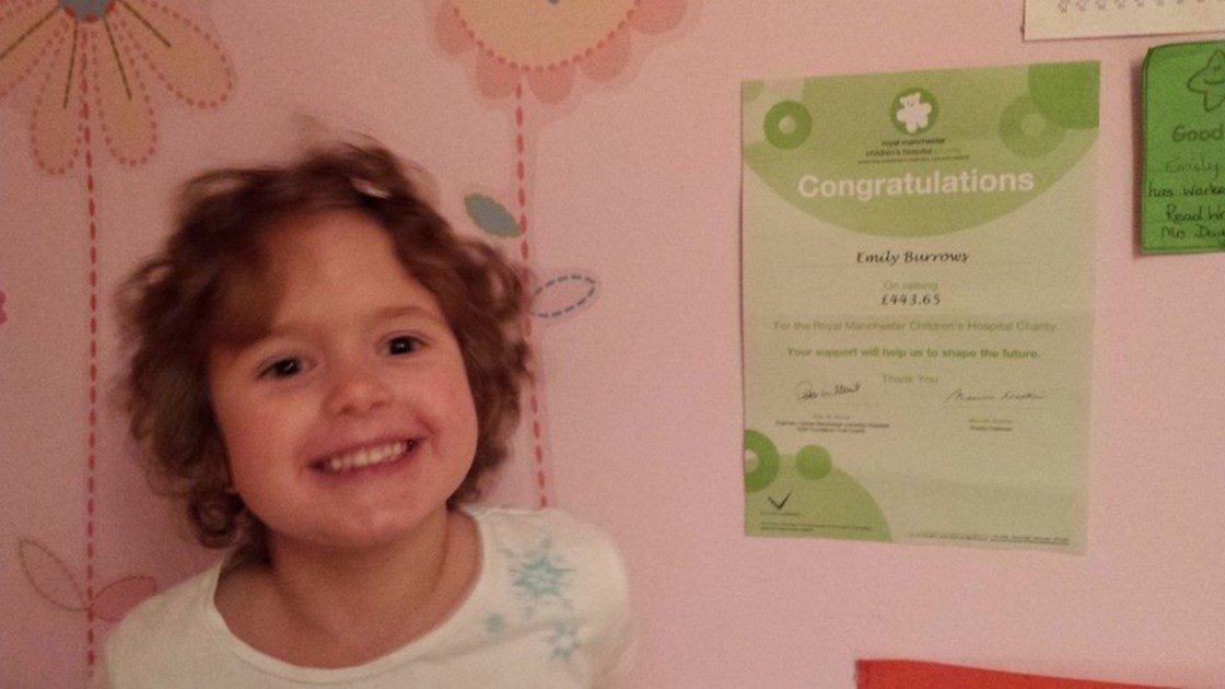 Emily Burrows is fundraising for Children with Cancer UK