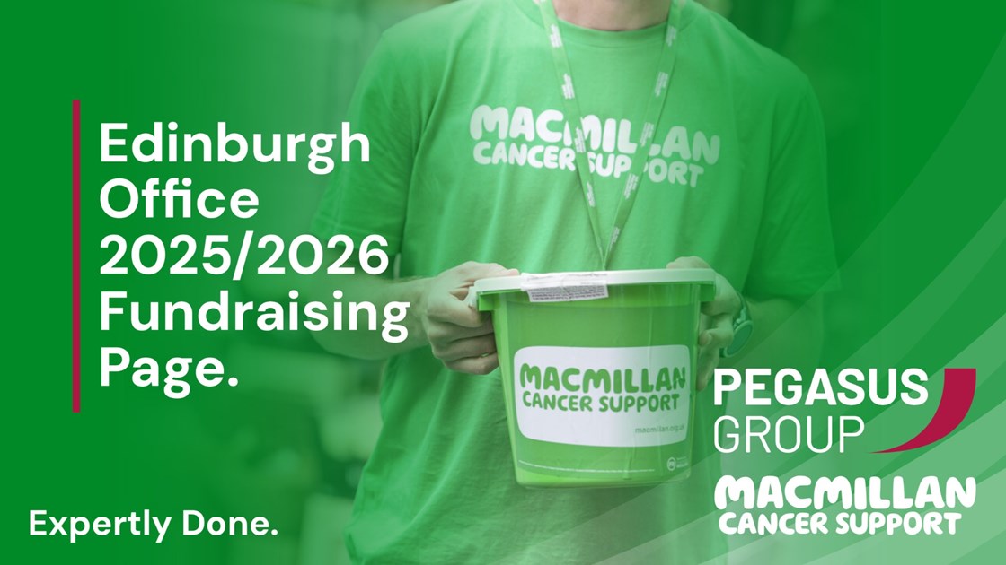Pegasus Group is fundraising for Macmillan Cancer Support