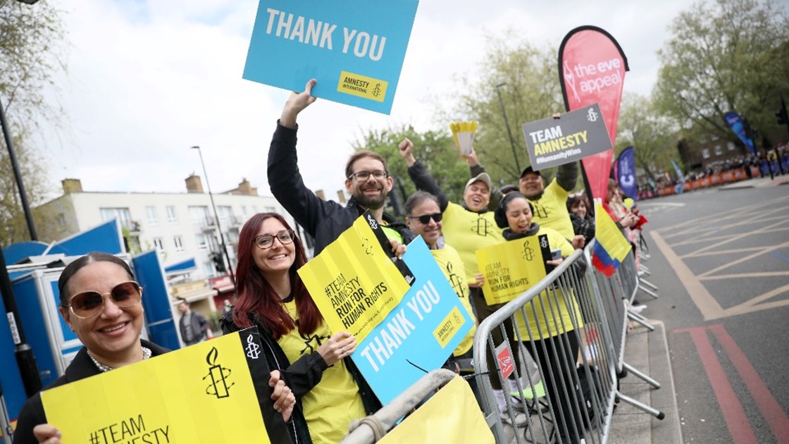 London Landmarks Half 2025 - Team Amnesty - JustGiving