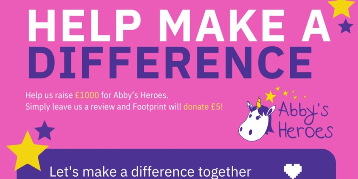 Footprint Group is fundraising for Abby's Heroes