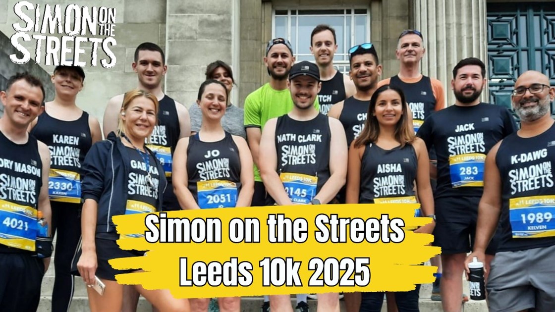 Simon on the Streets Leeds 10K 2025 - JustGiving