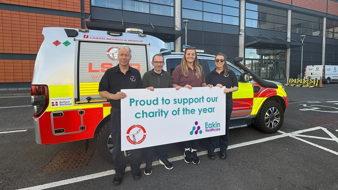 Eakin Healthcare Comber is fundraising for Lagan search and rescue