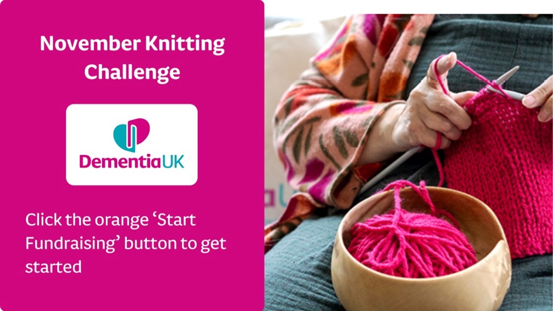 November Knitting Challenge - JustGiving