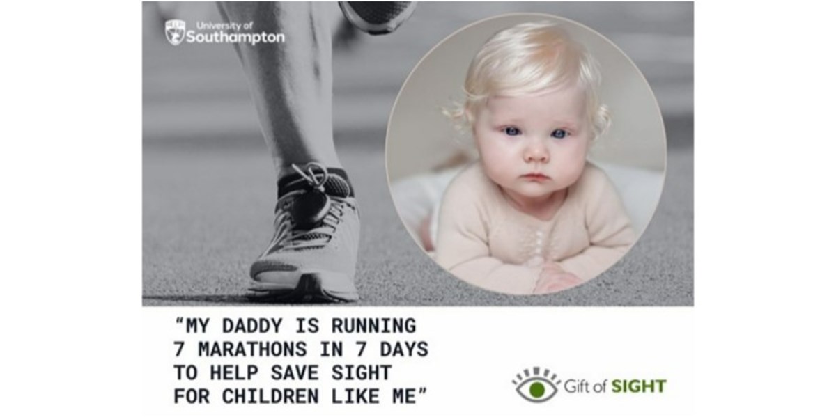 Joe Marsden is fundraising for Gift of Sight