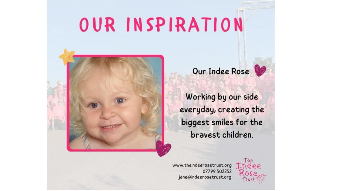 Summer Robinson is fundraising for The Indee Rose Trust