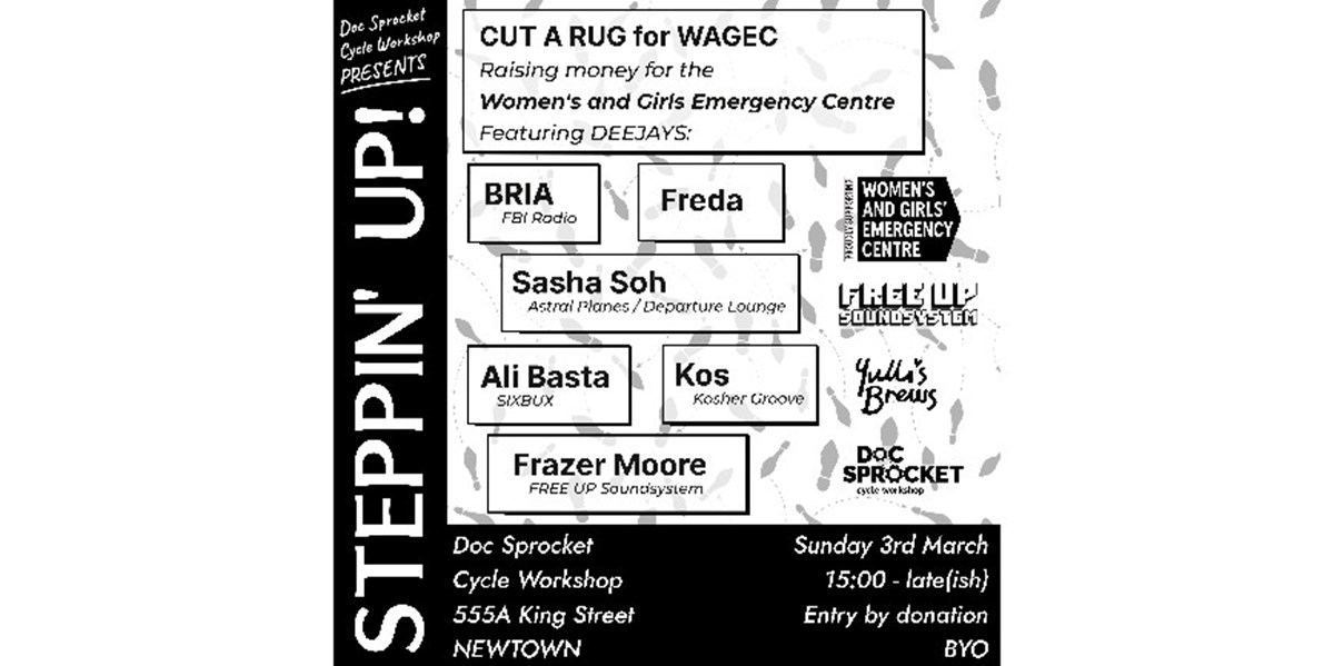Doc Sprocket is fundraising for Women's and Girls' Emergency Centre
