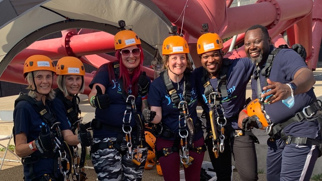 The Different Strokes Orbit Abseil 2022 - JustGiving