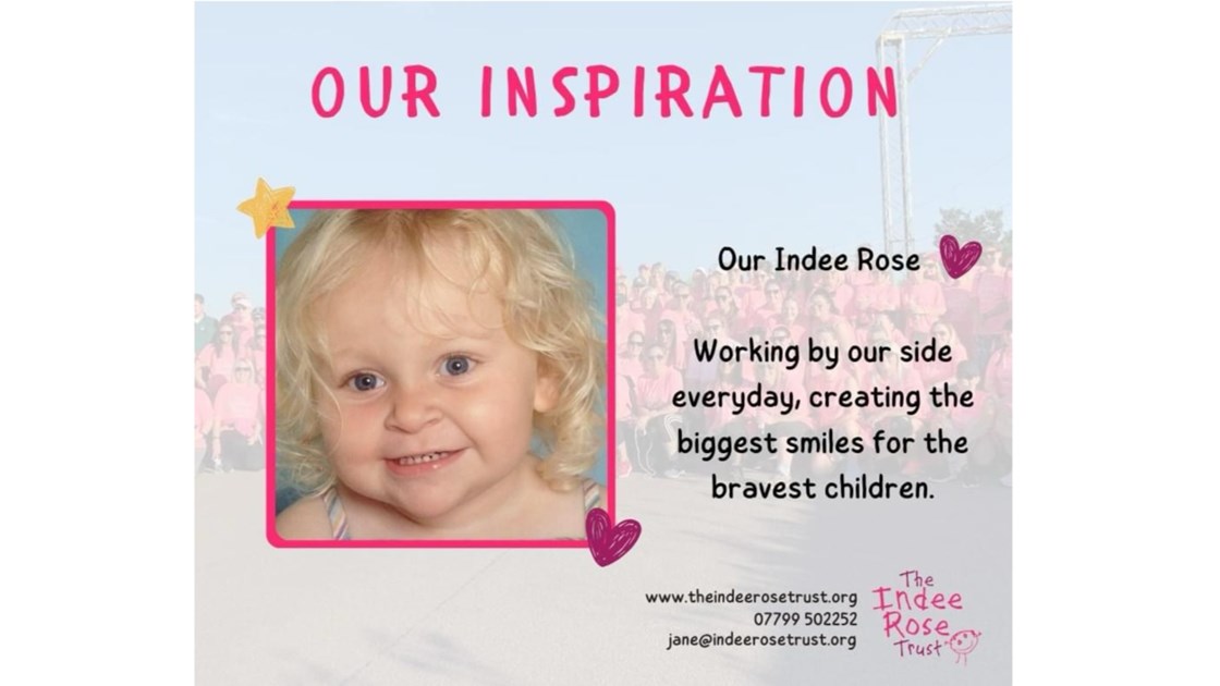 Jo Lucas is fundraising for The Indee Rose Trust