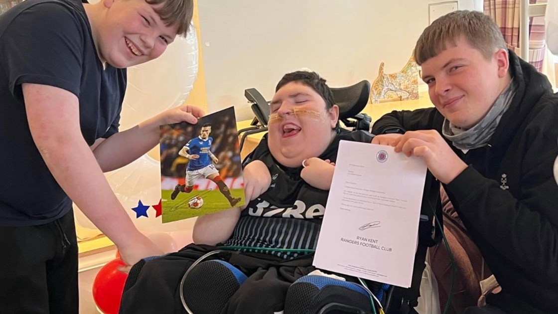 Aydan Andrews is fundraising for Children's Hospices Across Scotland, (CHAS)