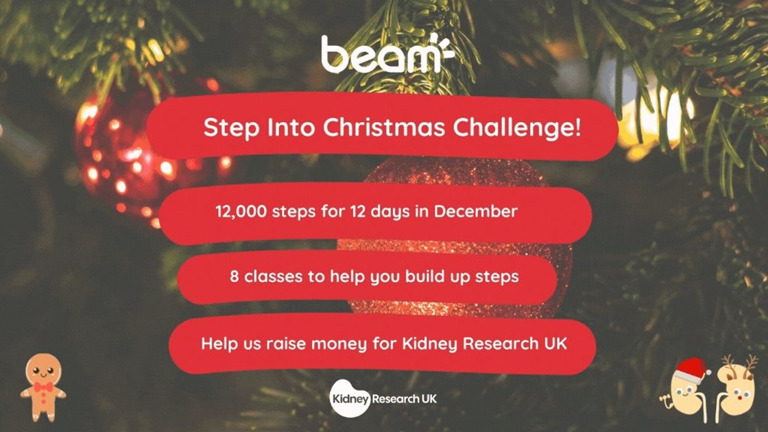 Step into Christmas with Kidney BEAM - JustGiving