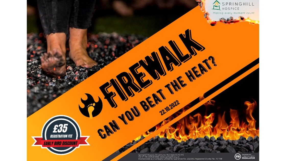Springhill's Firewalk 2022 - JustGiving