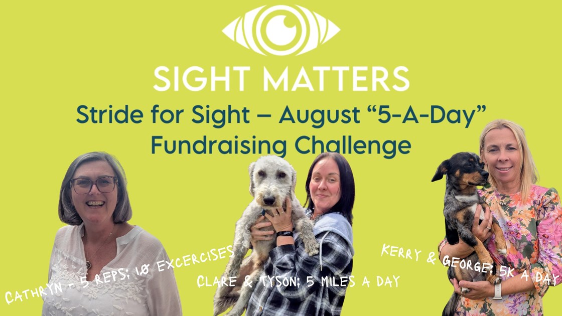Team Sight Matters is fundraising for Manx Blind Welfare Society
