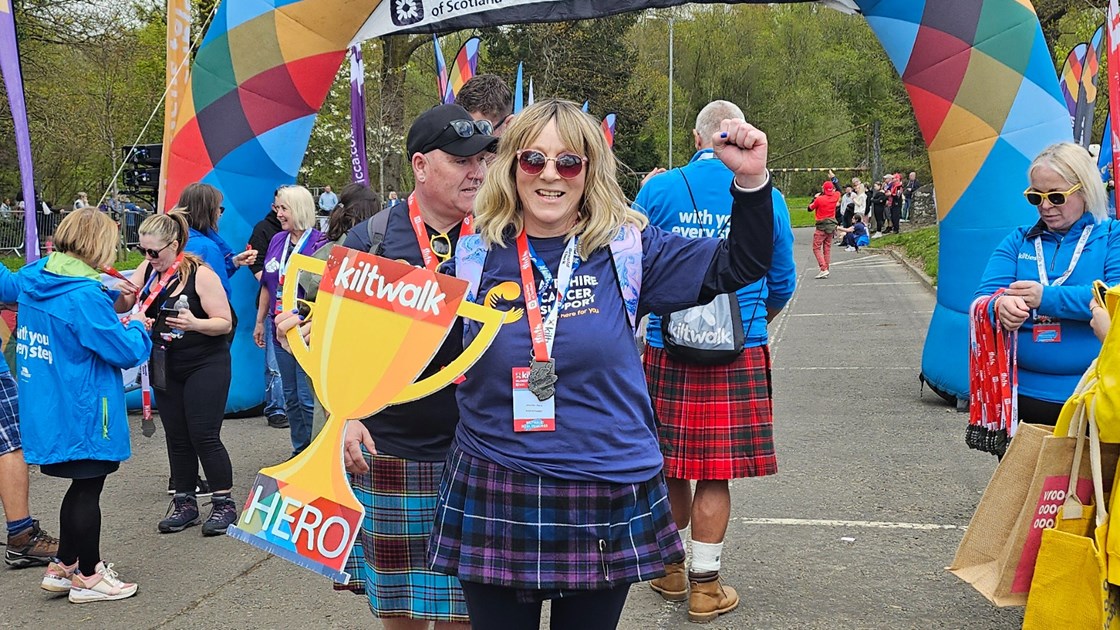 Jennifer Paris is fundraising for Ayrshire Cancer Support