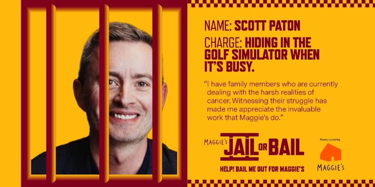 Scott Paton is fundraising for Maggie's Centres