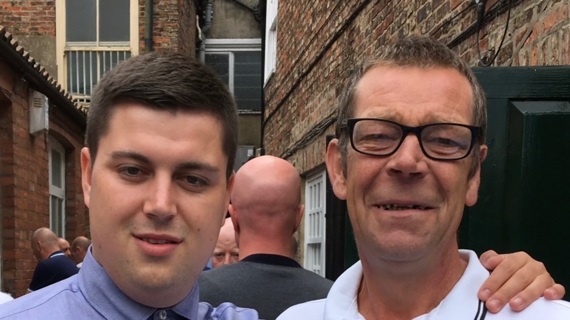 Anthony Webster is fundraising for St Benedict's Hospice, Sunderland